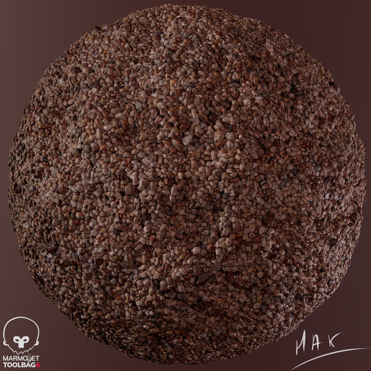 MAKRAM DAOU - Gravel & Pebbles - Photogrammetry based Environment Material