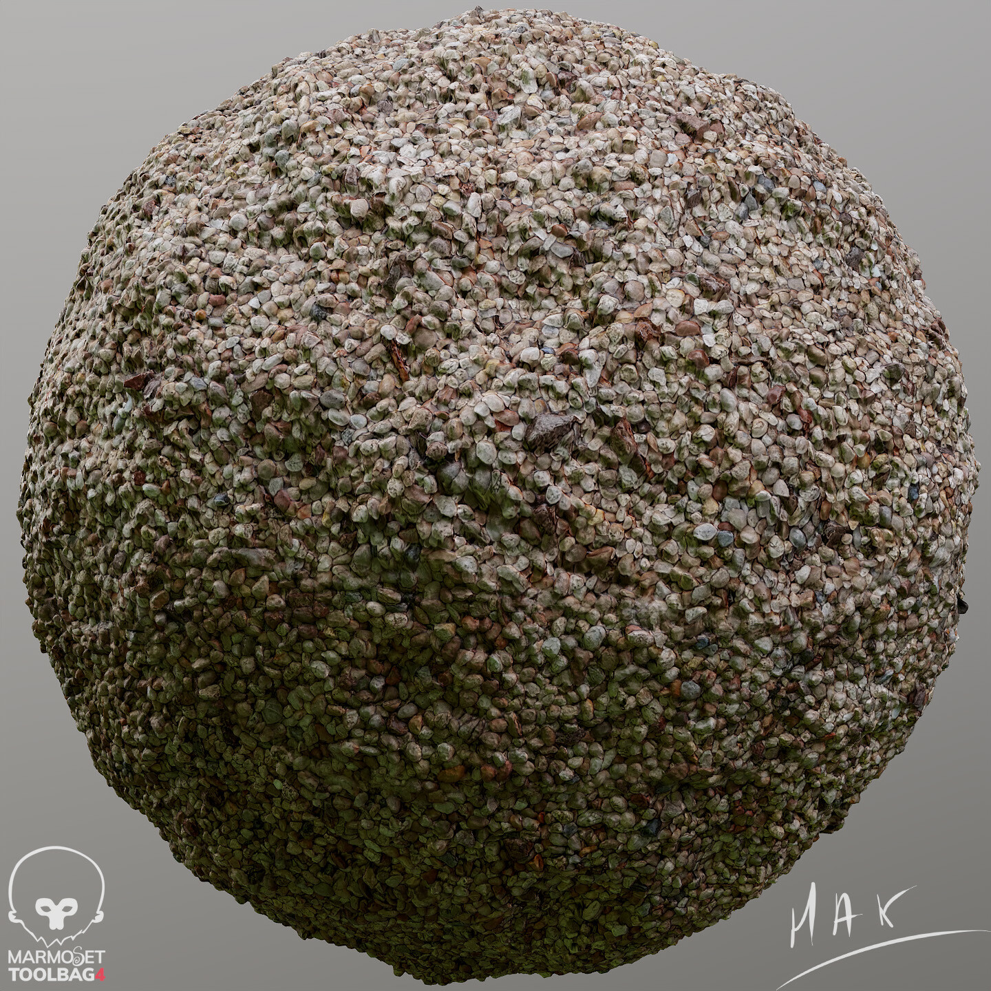 MAKRAM DAOU - Gravel & Pebbles - Photogrammetry based Environment Material