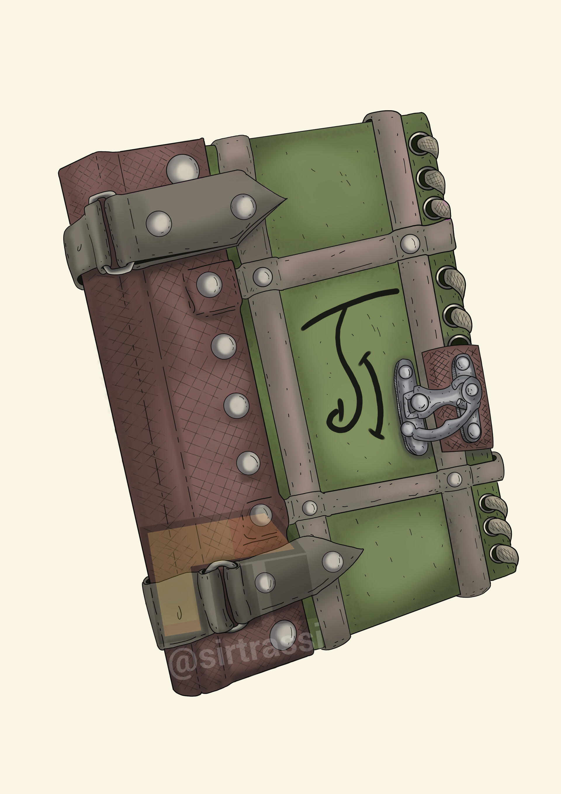 ArtStation - SpellBook Speed Paint with ClipStudio