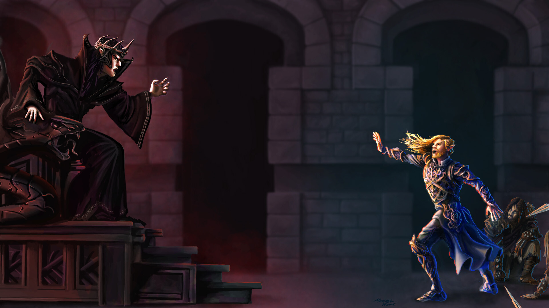 Michael Howe - The Battle of Finrod and Sauron - Song Art