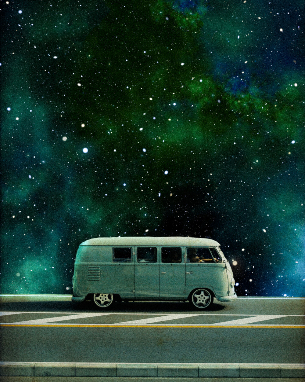 Sid Wagenfeld - drving my van in space