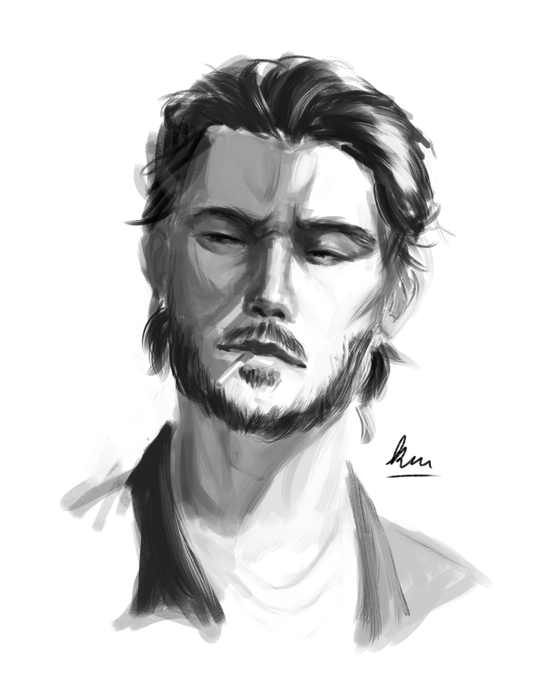 ArtStation - Male Sketch