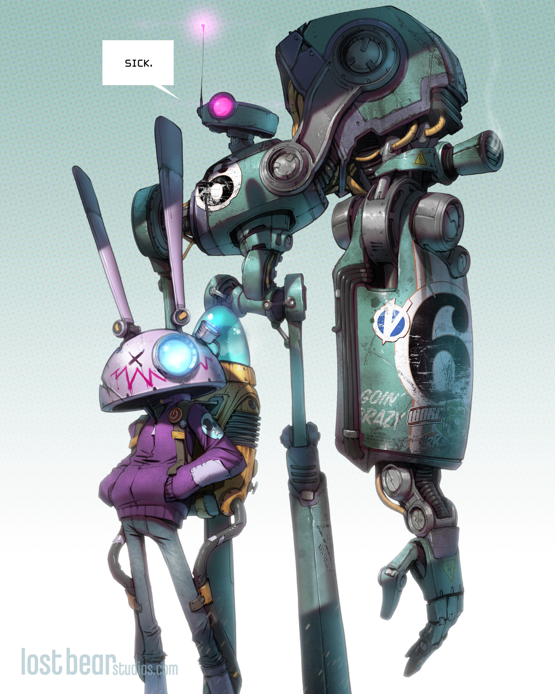 ArtStation - Bunny and Bot