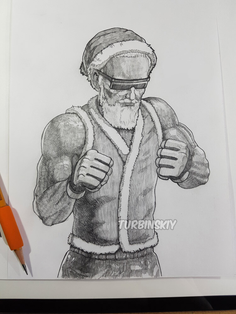 ArtStation - Santa fighter