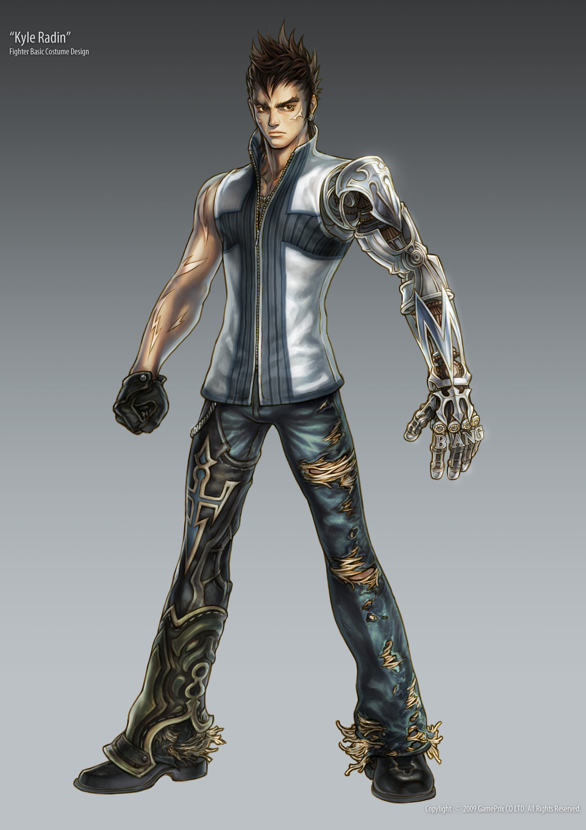 ArtStation - PC Fighter. Basic Costume Design (2009)