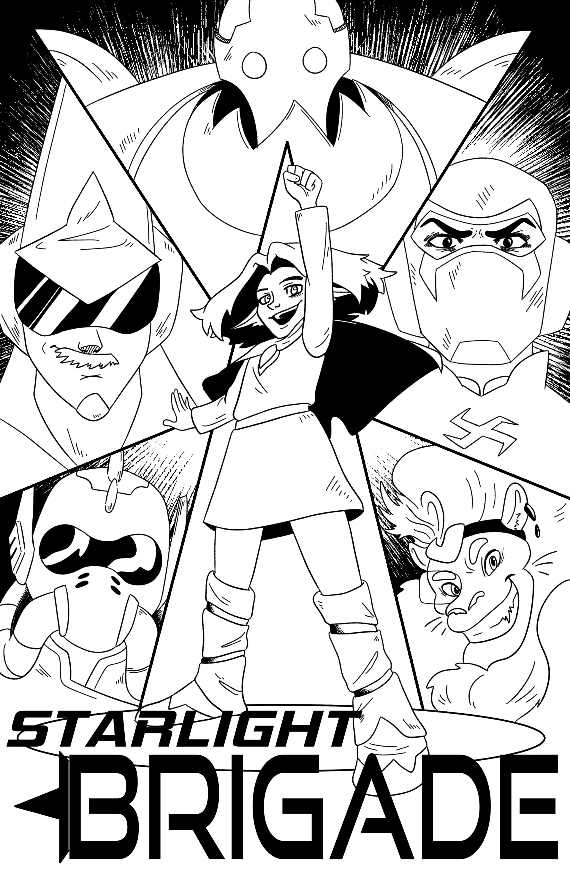ArtStation - Starlight Brigade Fan-Faux Comic Cover