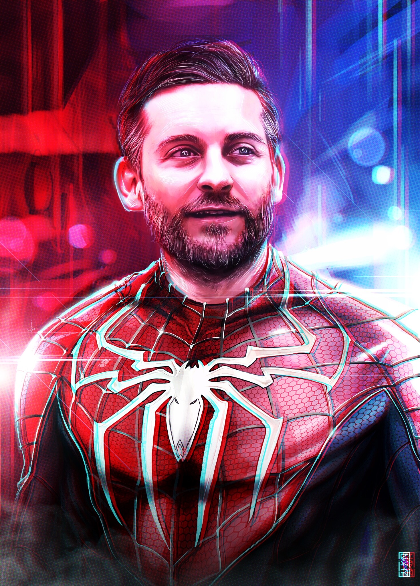 ArtStation - Spider vers (tobey maguire) 🔥.