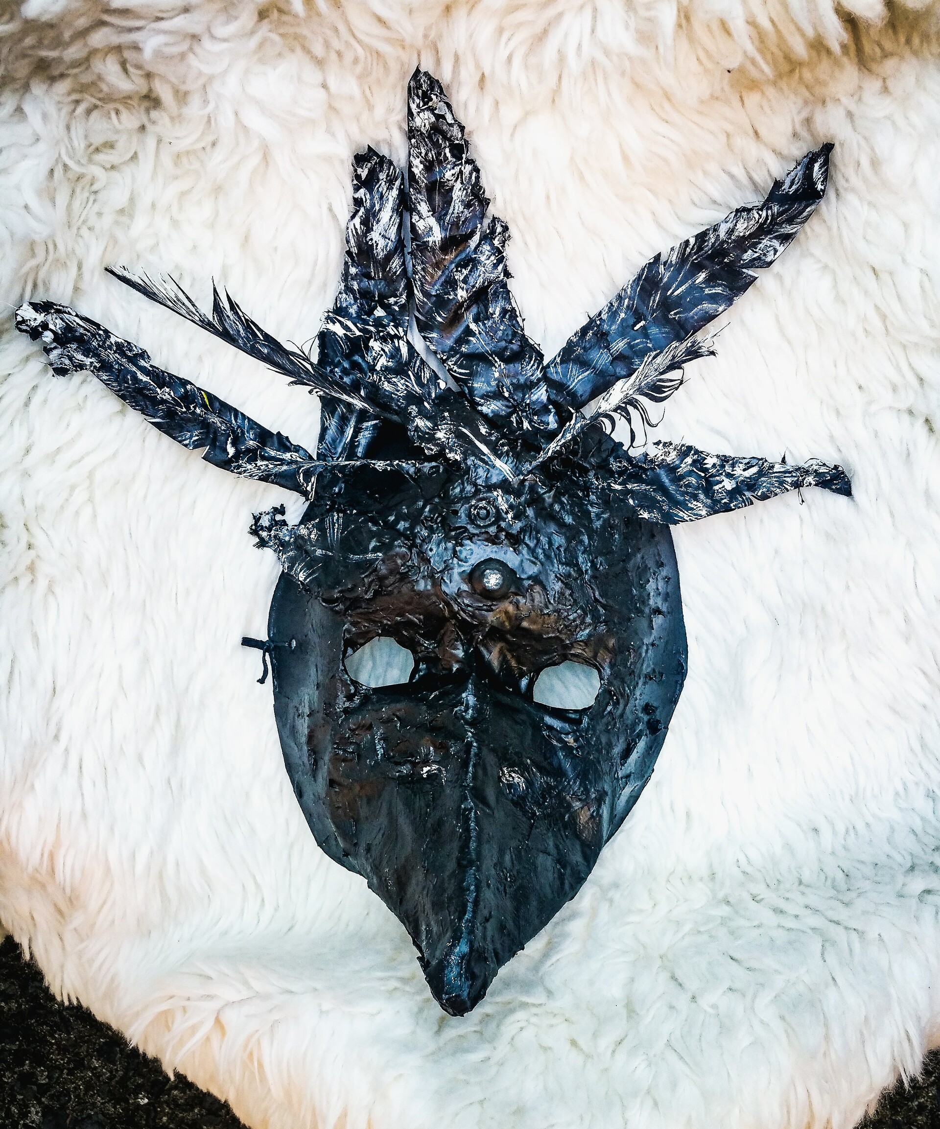 ArtStation - Black Bird, Raven or Crow mask