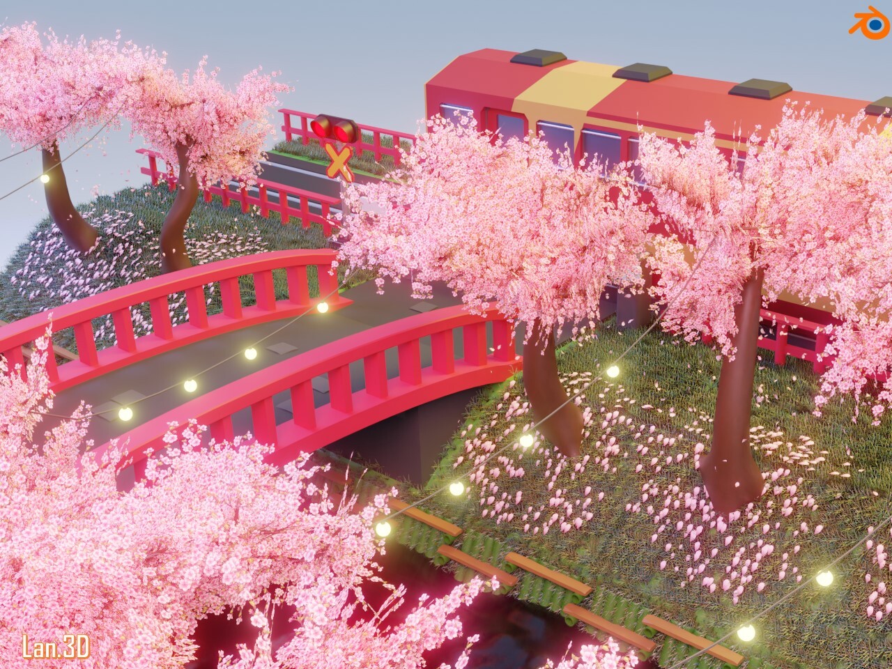 LNN - Isometric Cherry Blossom