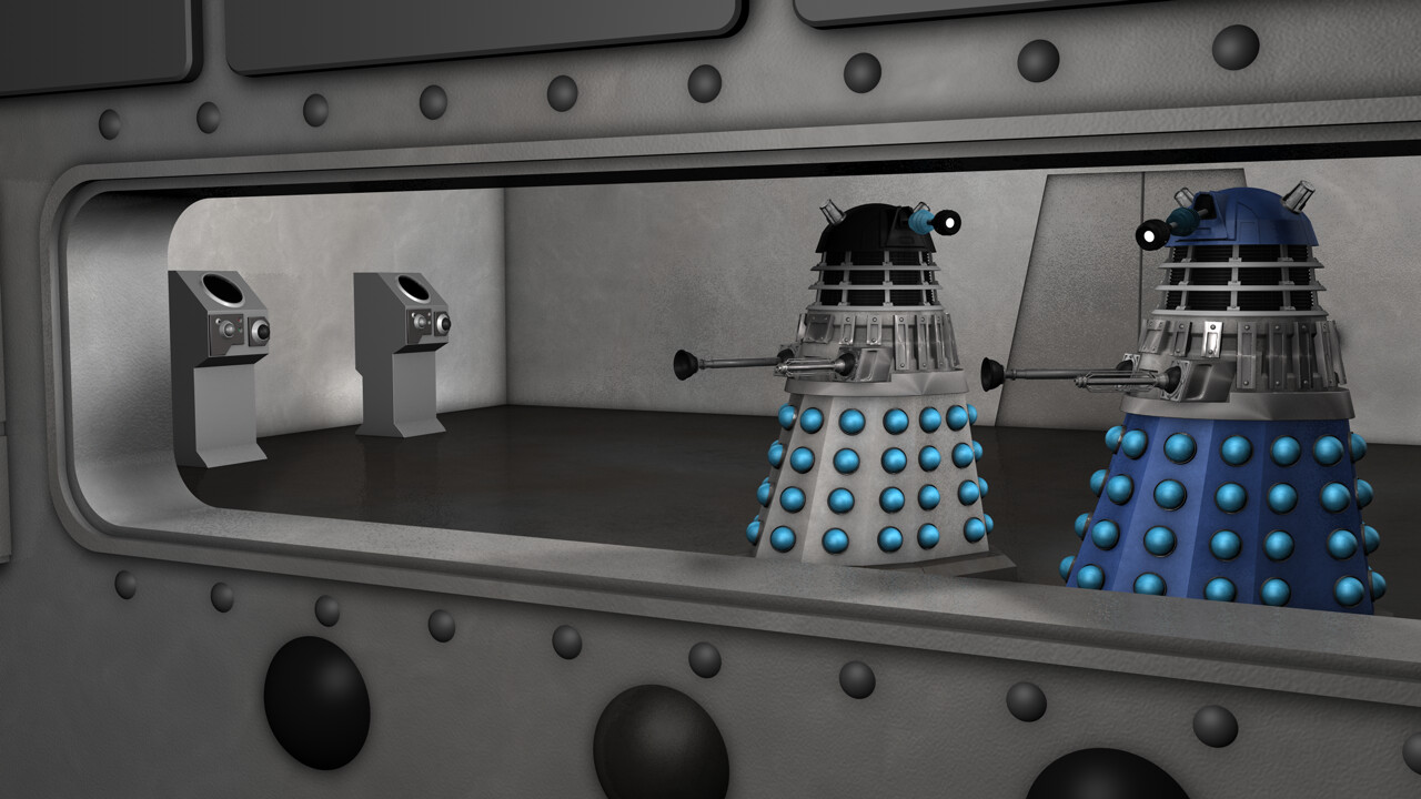 ArtStation - Dalek Ship Window