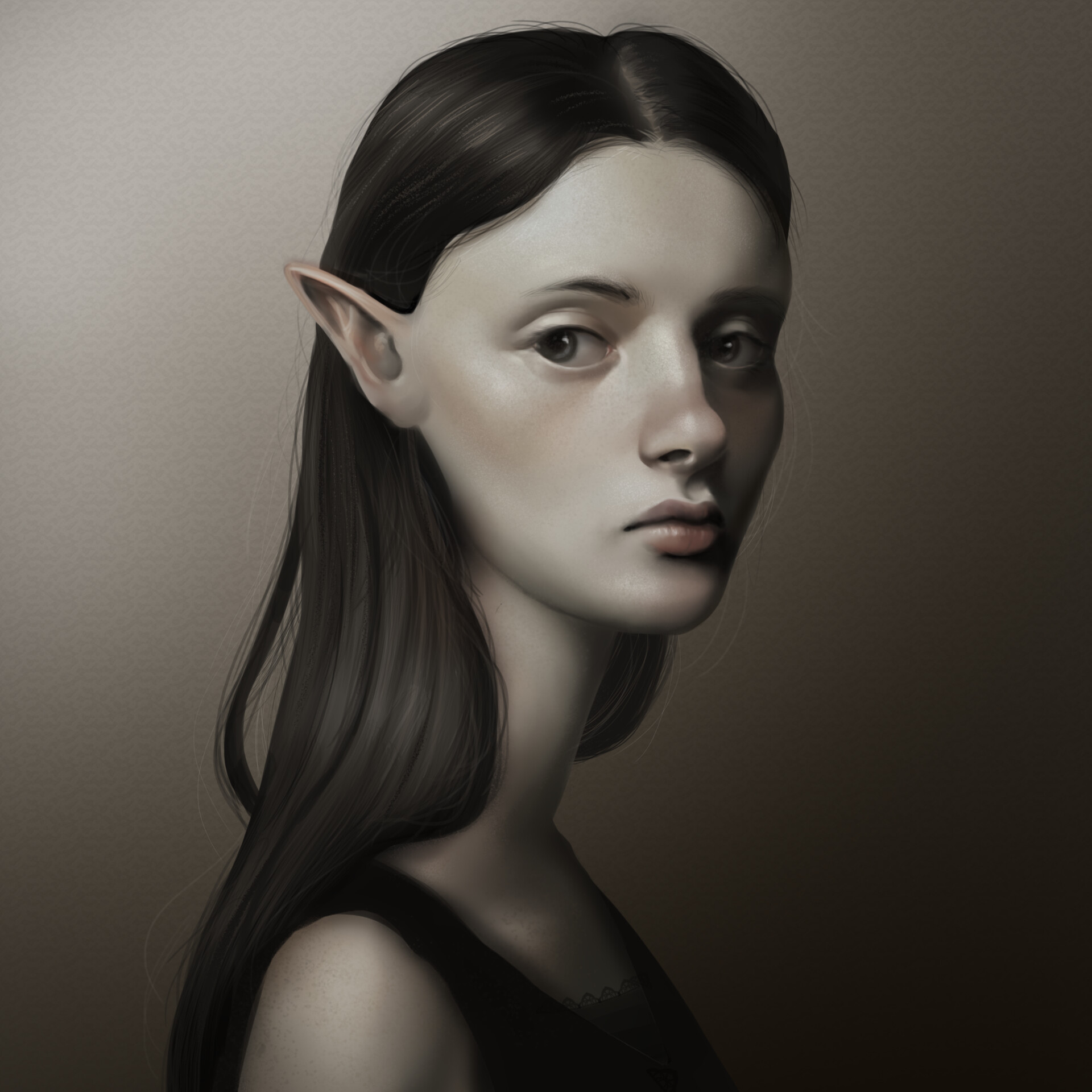 ArtStation - Elf portrait