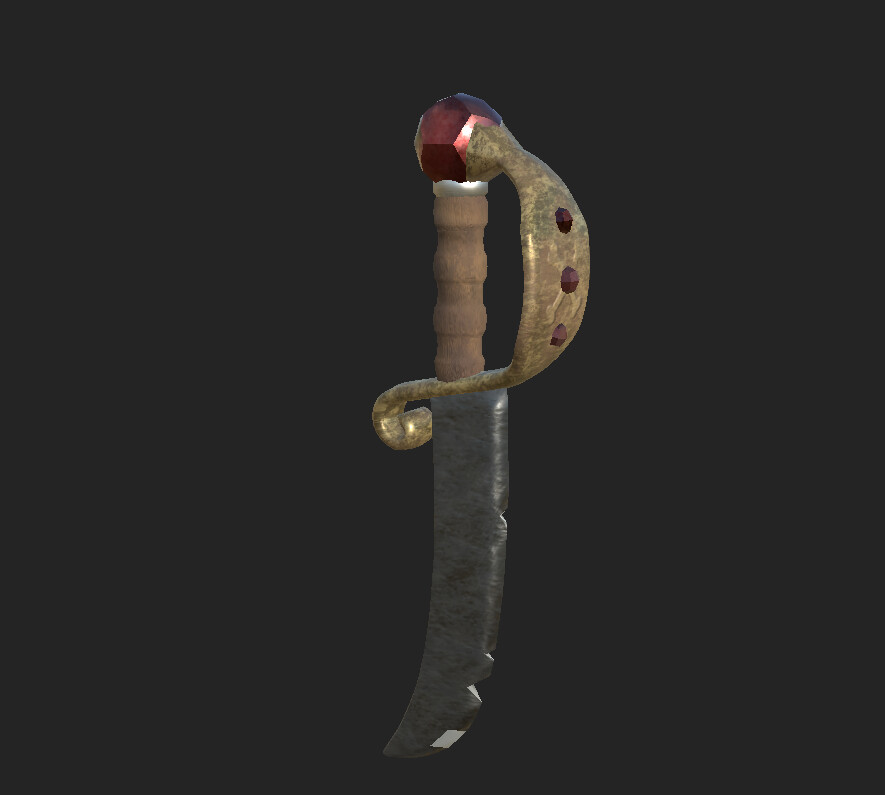 ArtStation - Old Pirate Knife