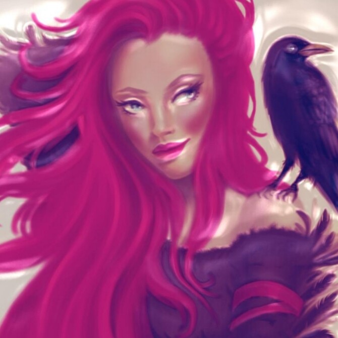 ArtStation - Raven Beauty