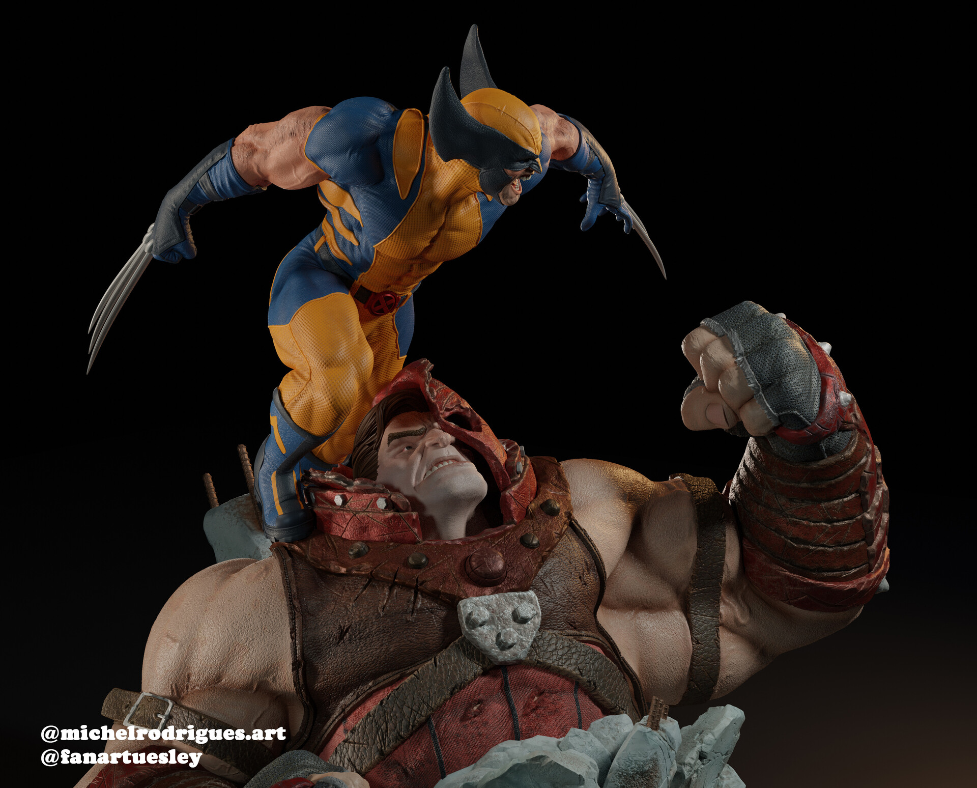 Michel Rodrigues - Wolverine vs Juggernaut