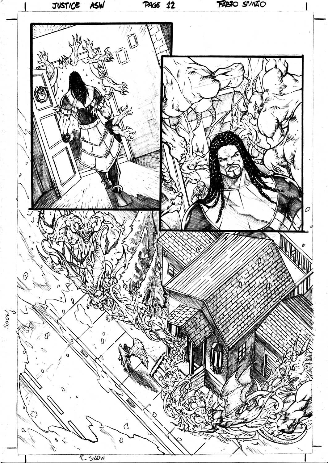 Fábio Simão - Justice #1/2 - A Simple Wish (Wingless Comics)