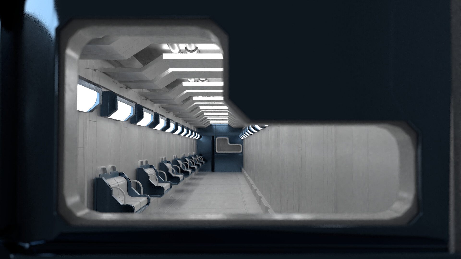 ArtStation - Scifi Hall