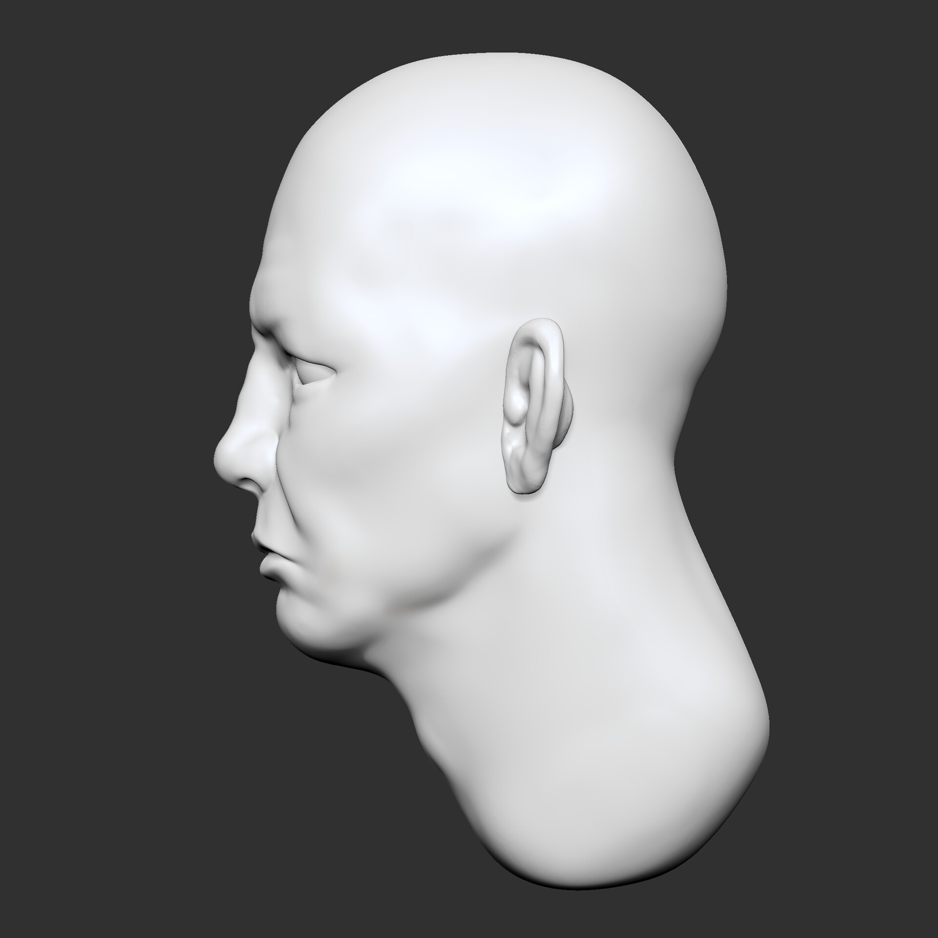 Emilio Blacksmith - Head Sculpt Practice.