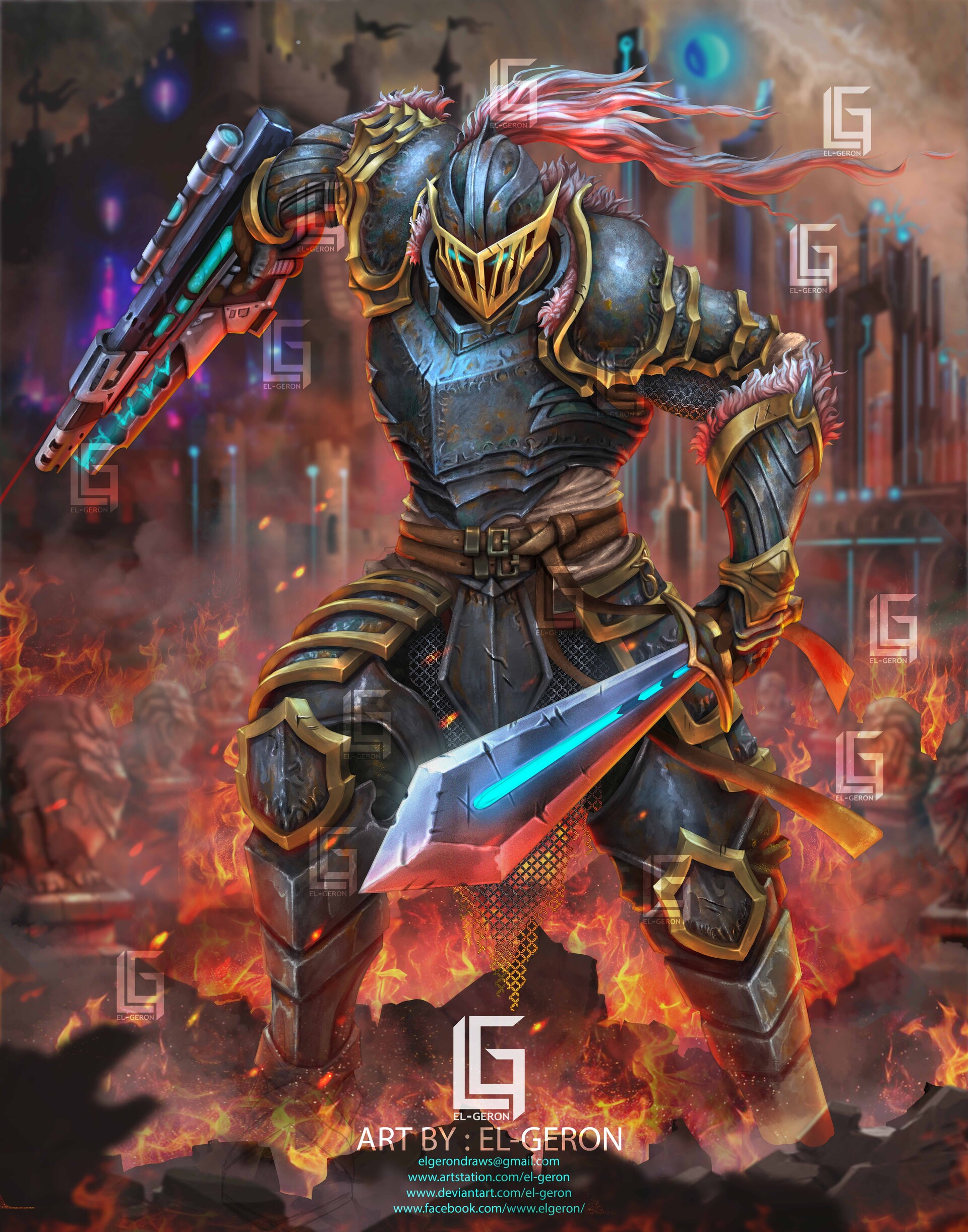 ArtStation - gun knight