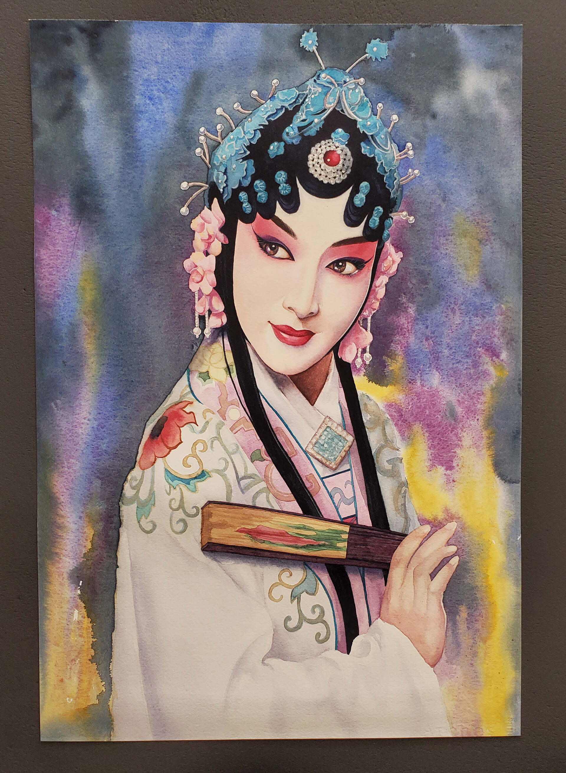 ArtStation - Watercolor Peking Opera Hua Dan
