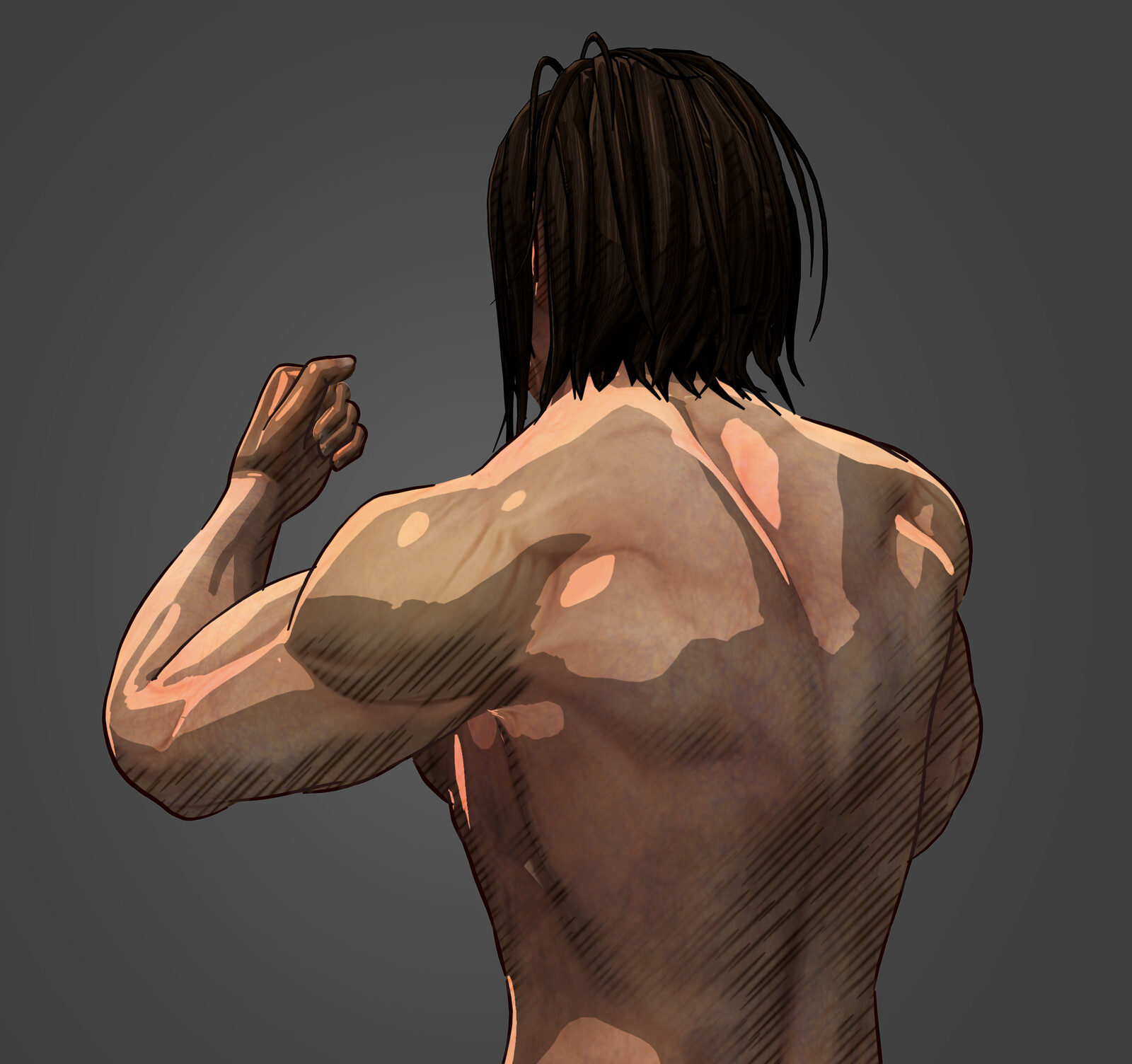 Elite Artist Guild - Attack Titan Stylized 3D Render (Game Model)