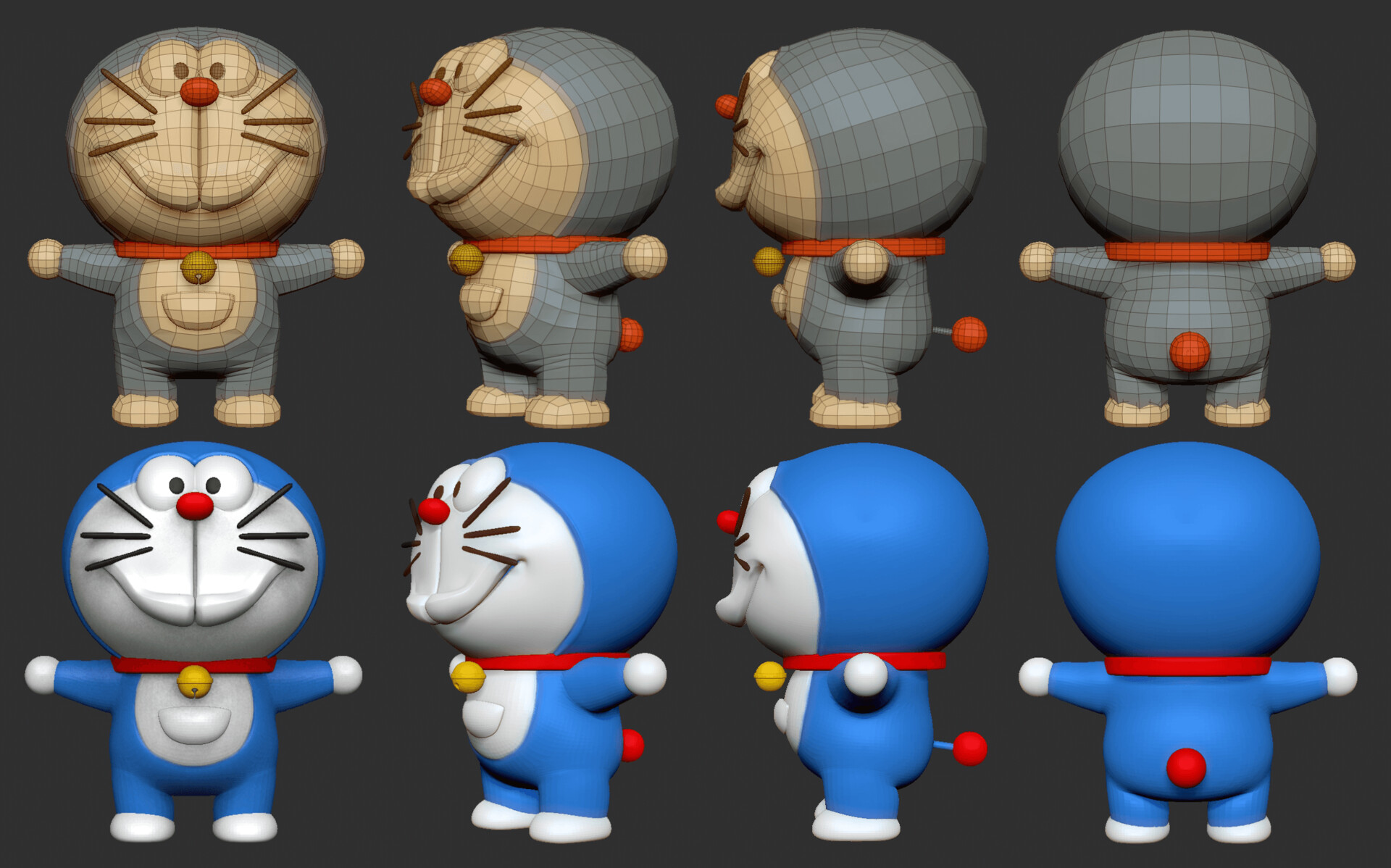 doraemon and mini dora