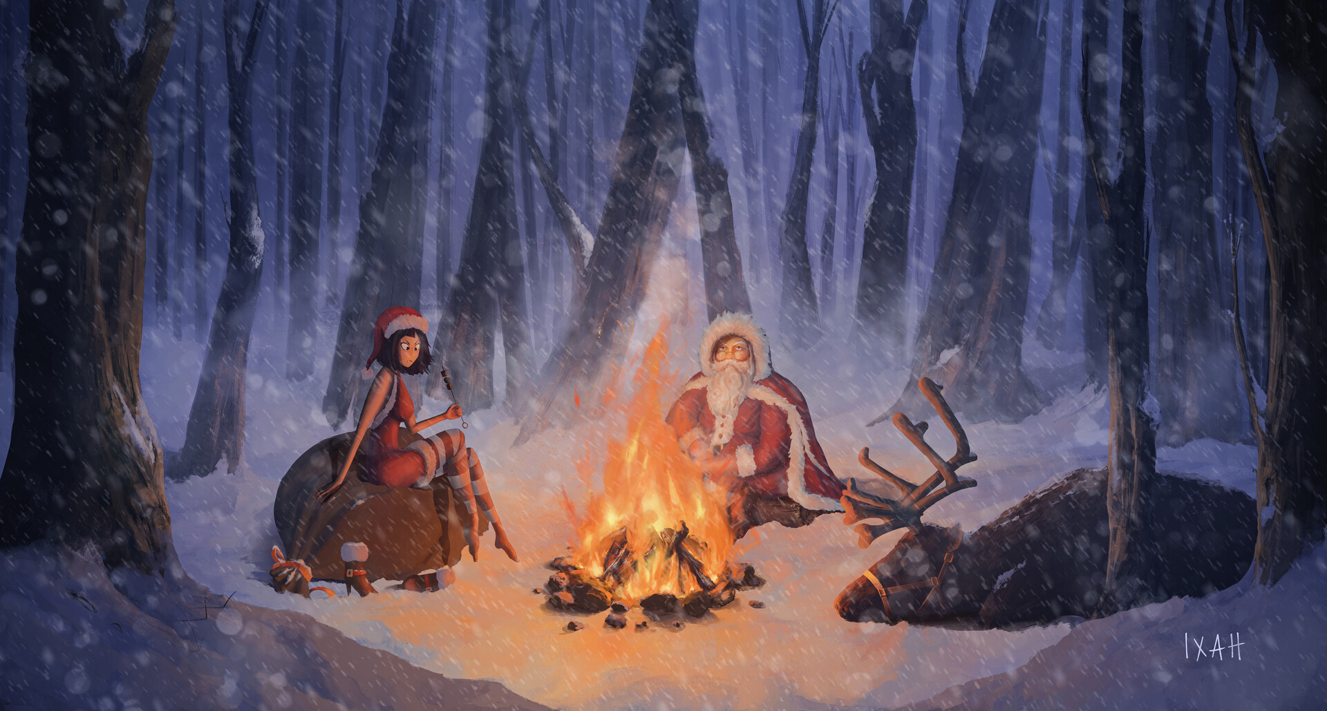 ArtStation - XMAS by ixah