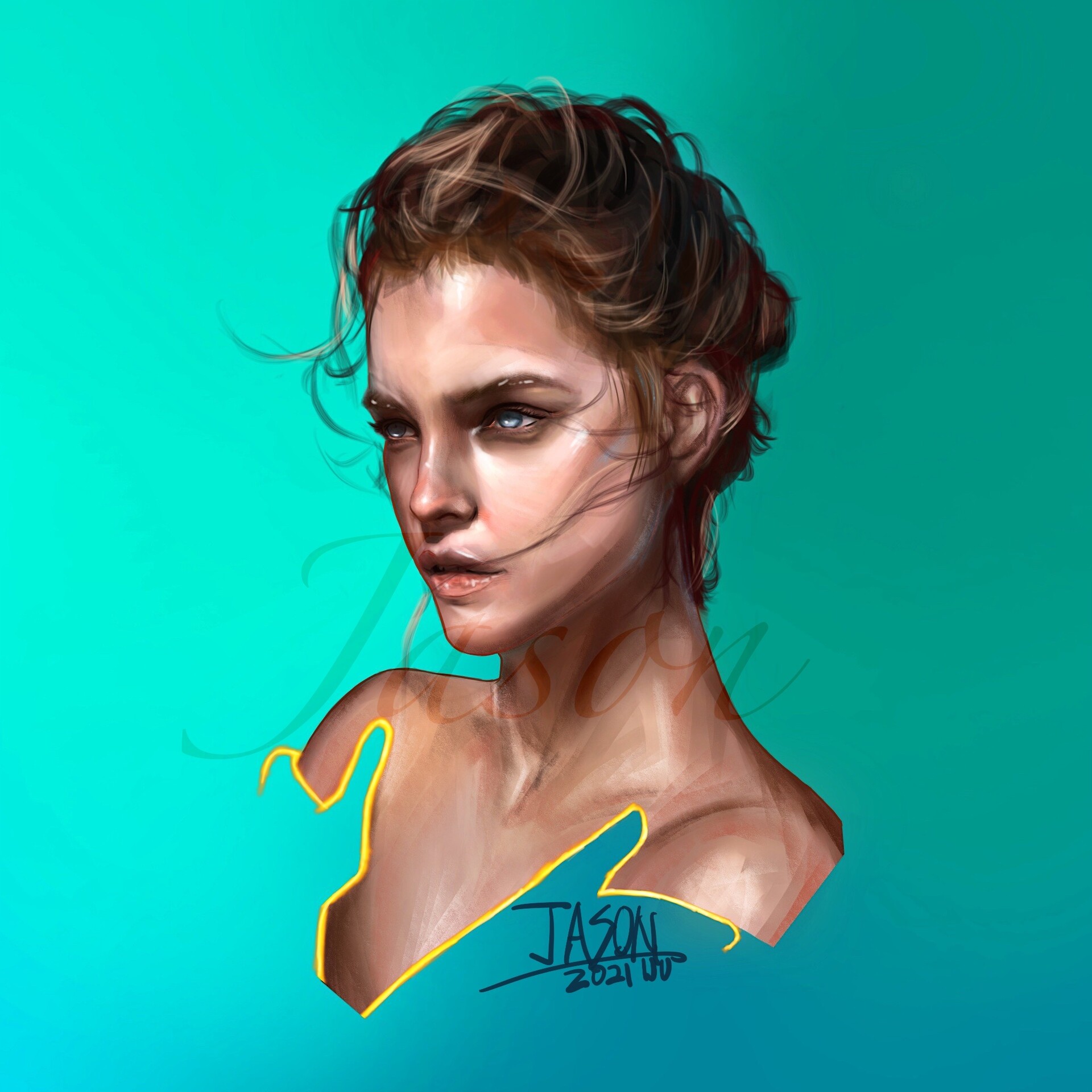ArtStation - portrait study