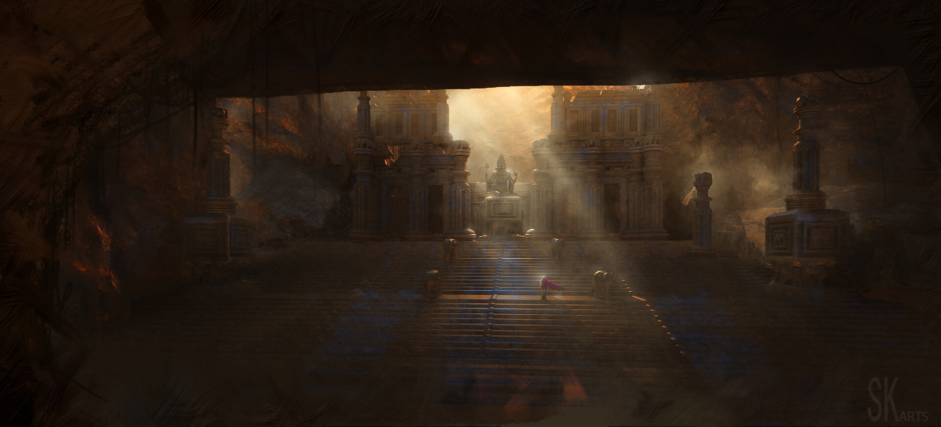 ArtStation - cave temple