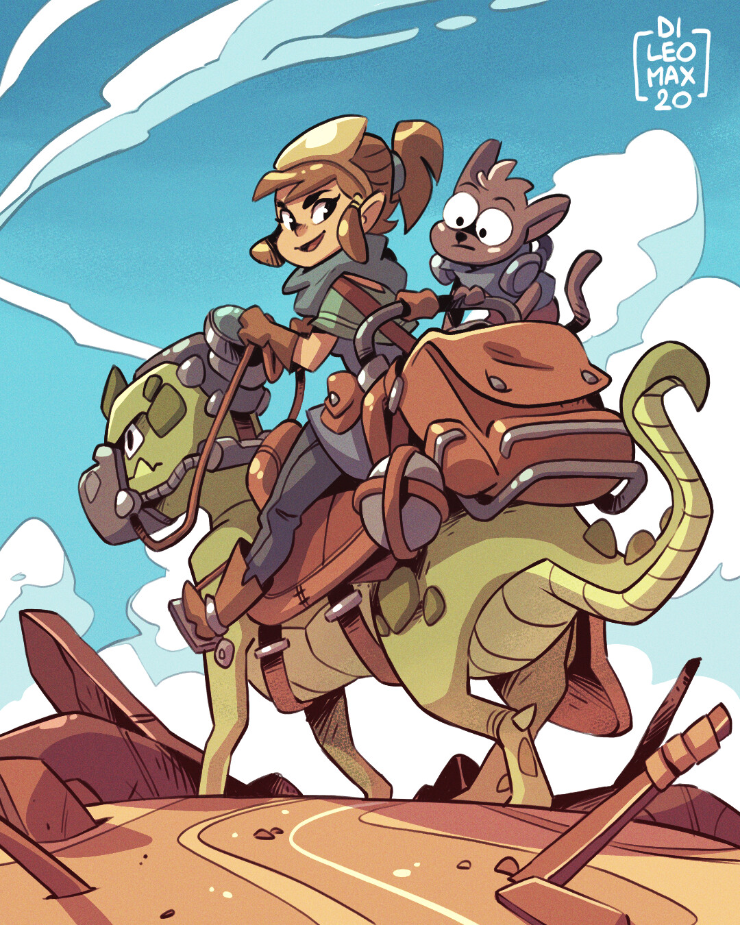 ArtStation - Monster ride