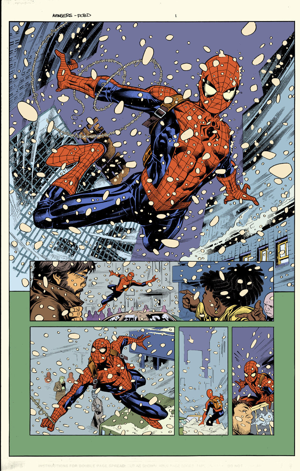 ArtStation - Spider Man (Flat Page Sample)