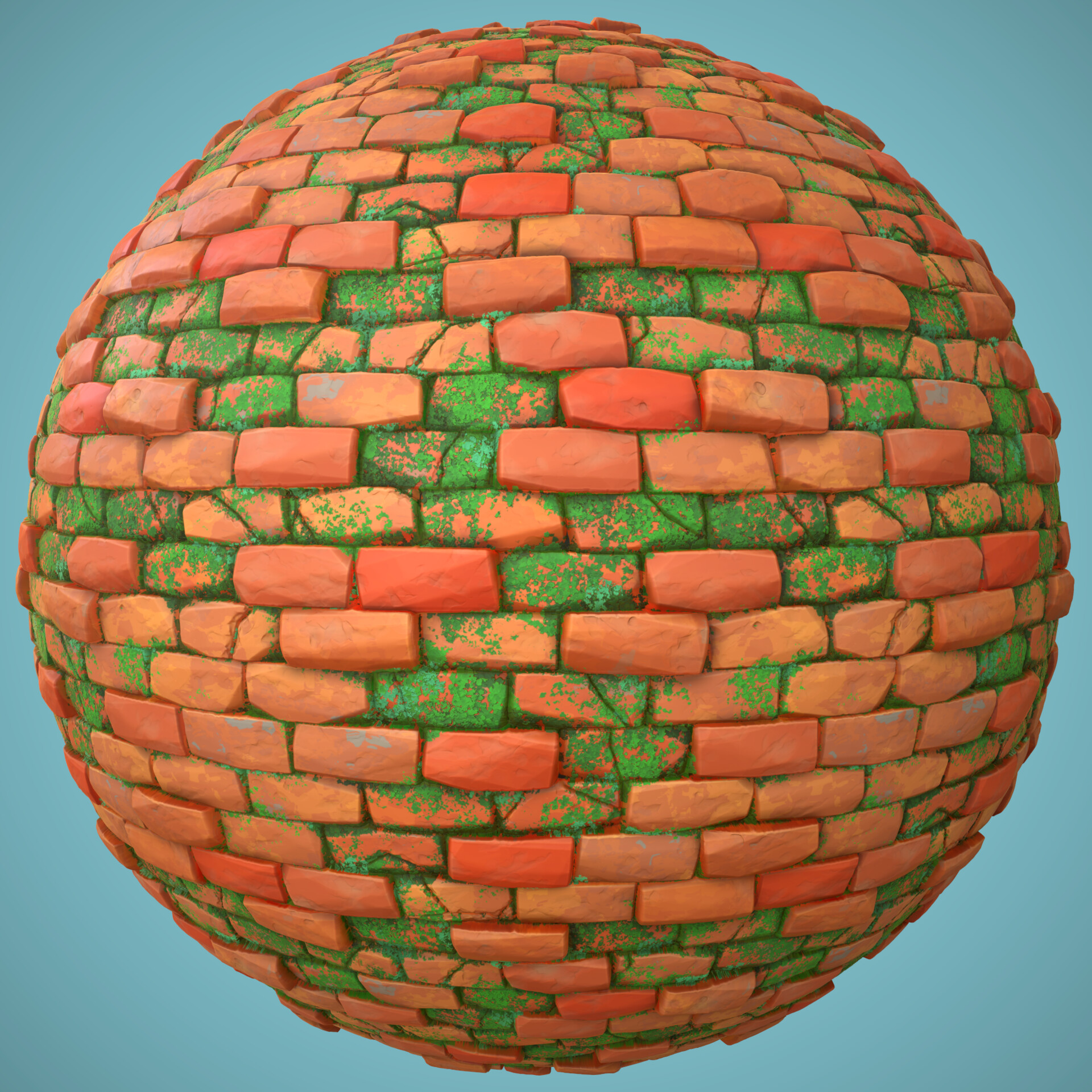 ArtStation - Stylized Stone Wall