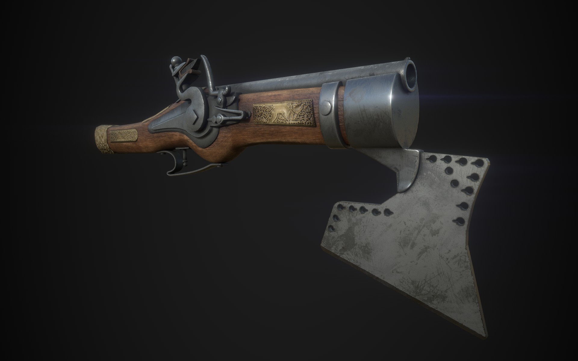 ArtStation - Harquebus Rider Pistol