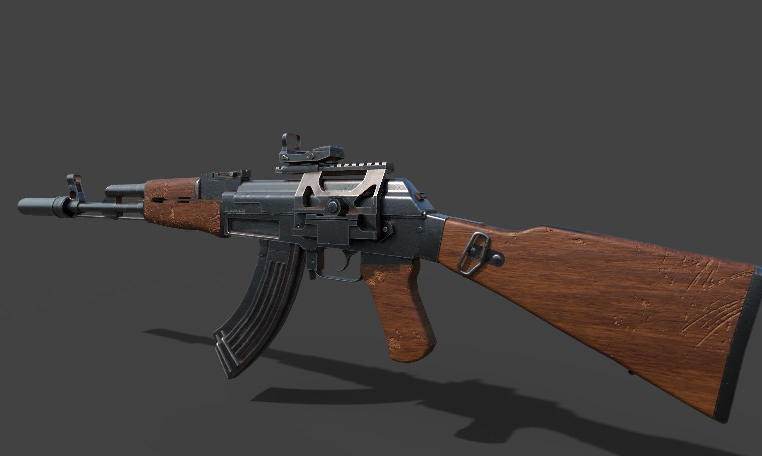 ak 47 red dot