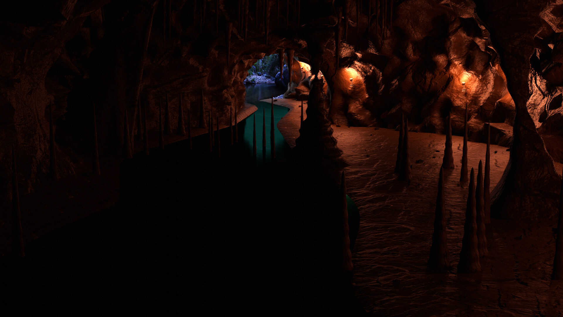 ArtStation - Hidden Cave