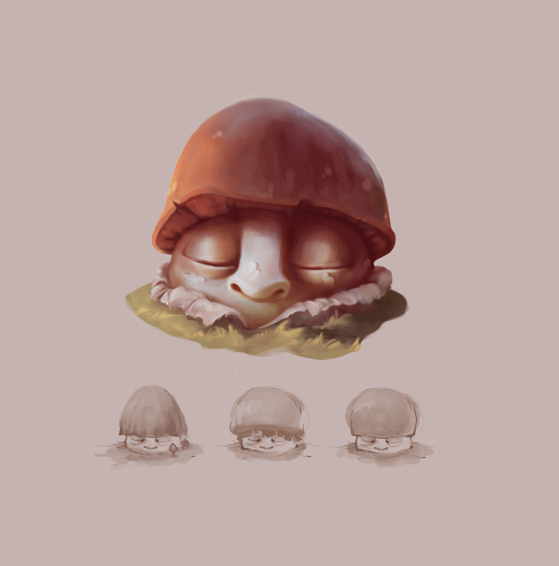 ArtStation - Juvenile Mushroom Creature