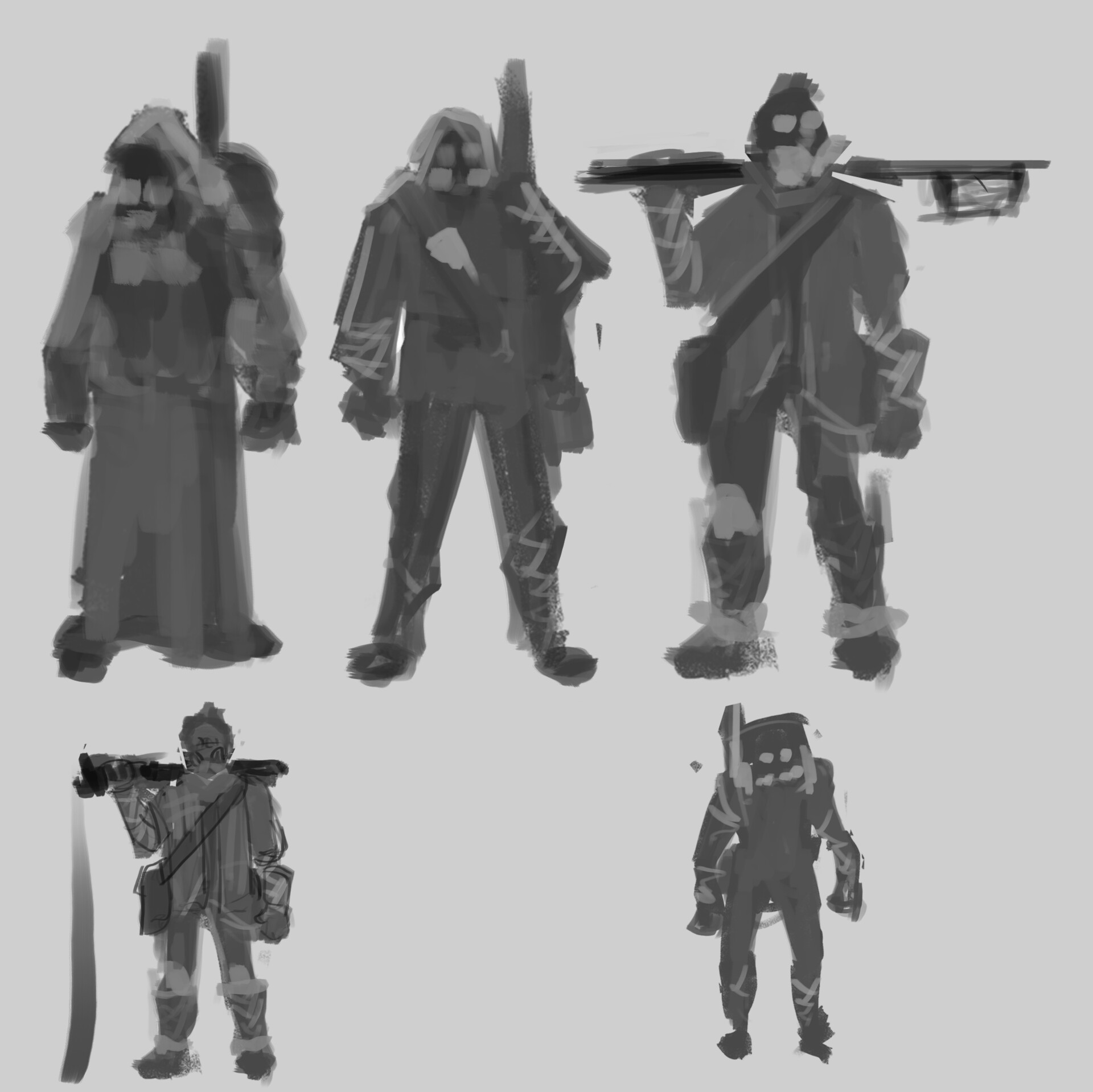 omveer singh - Post-apocalyptic character design