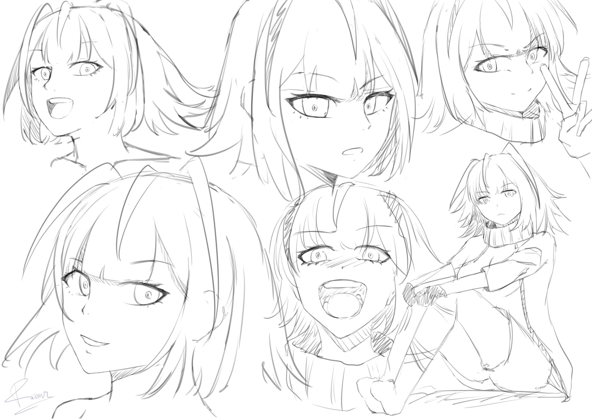 ArtStation - Doodle of W (Arknights)