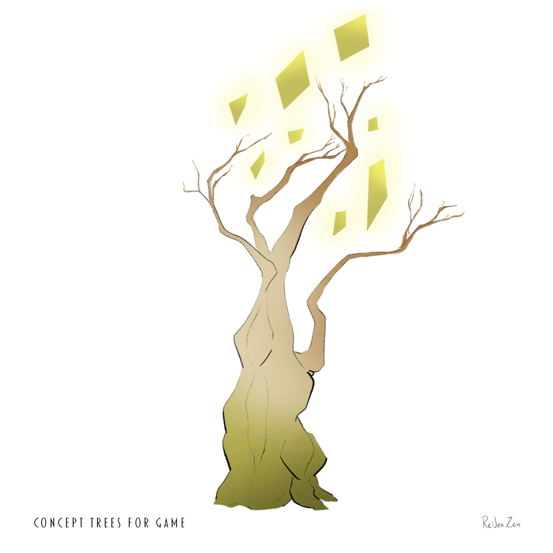 Jennifer Ludwig - Tree Concepts for Video Games