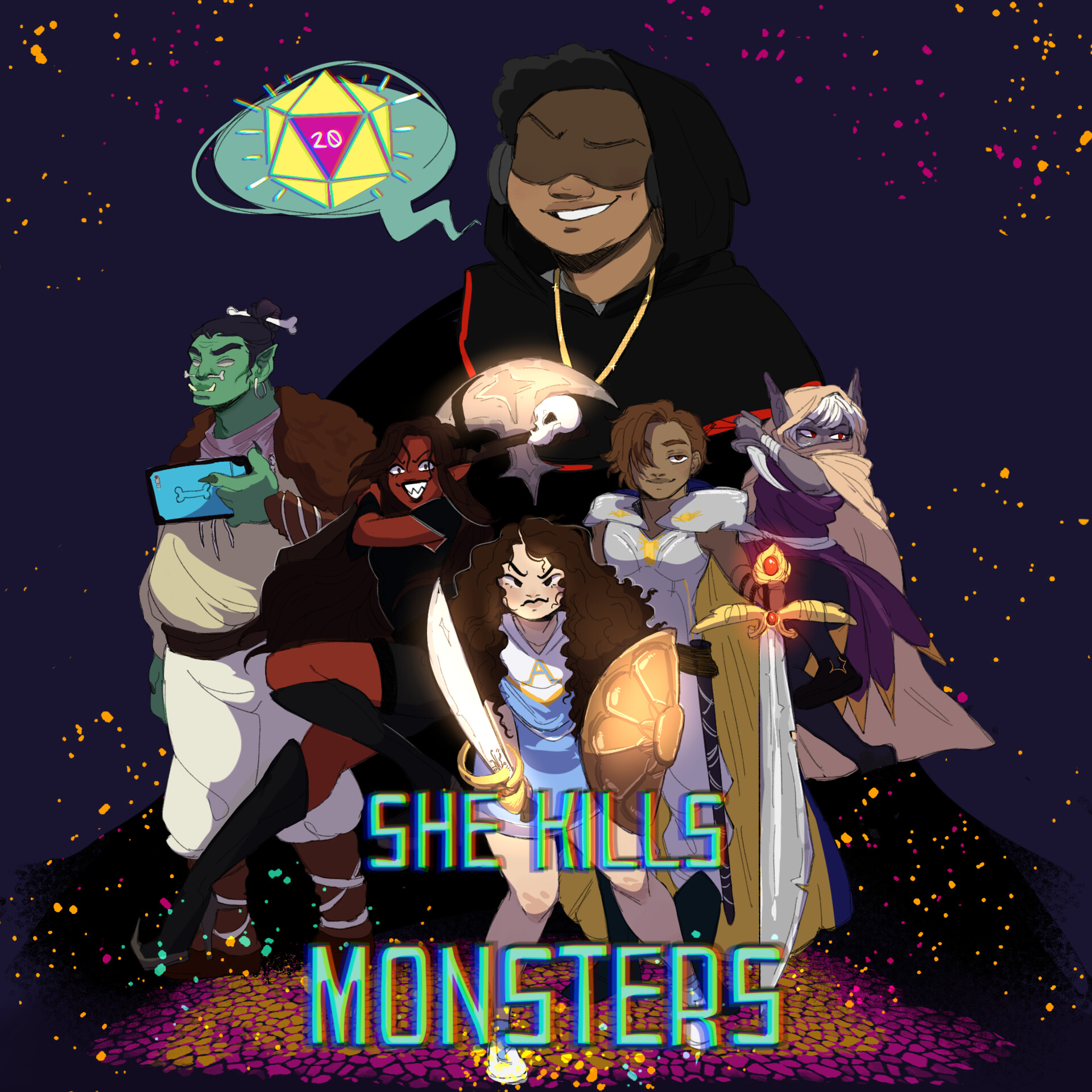 ArtStation - She Kills Monsters Cover