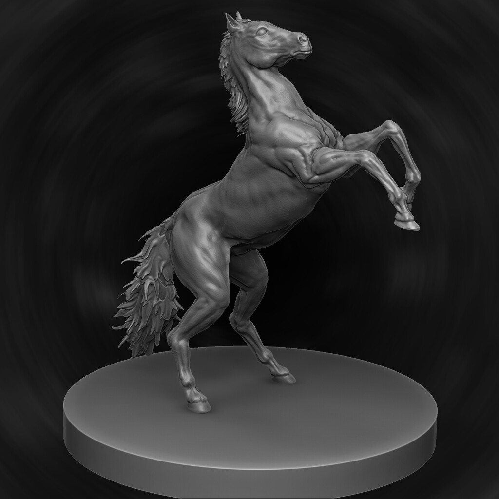 ArtStation - Horse Sculpt