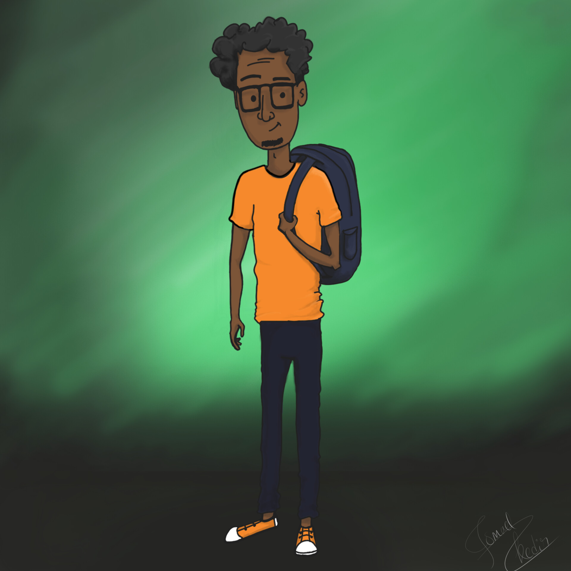 ArtStation - Geeky Habesha Character