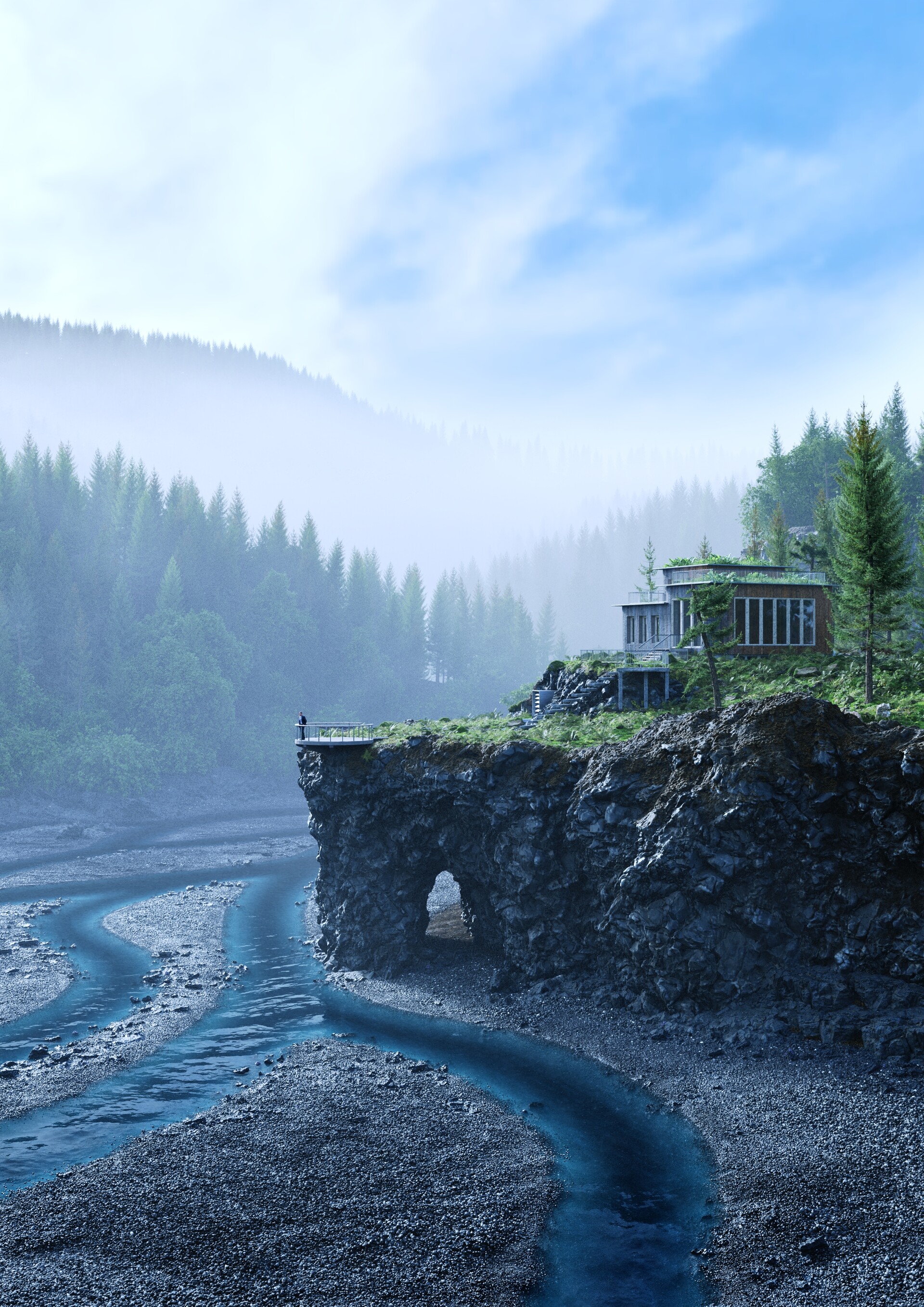 ArtStation - Riverscape Outlook