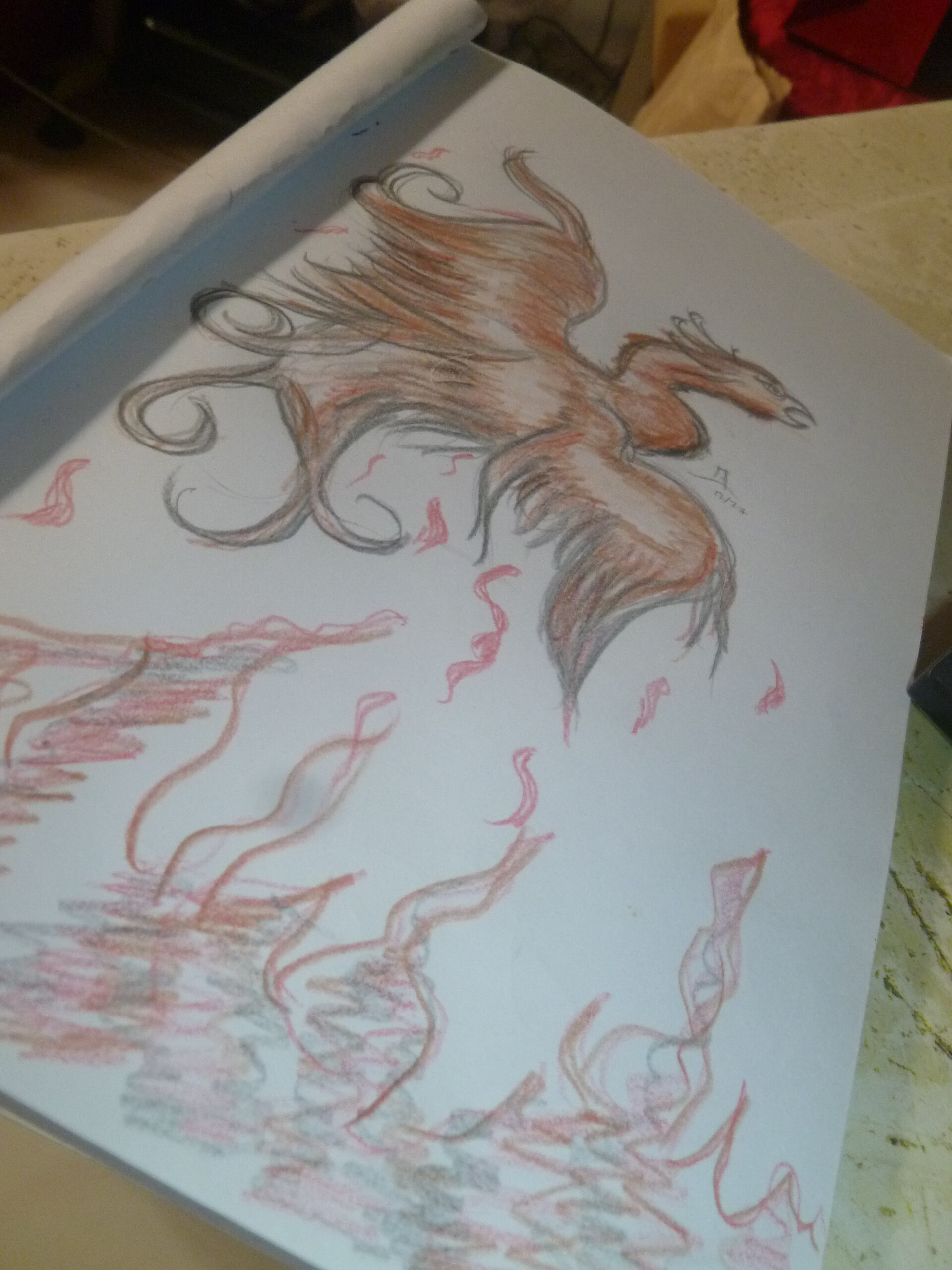 ArtStation - Phoenix Quick Sketch