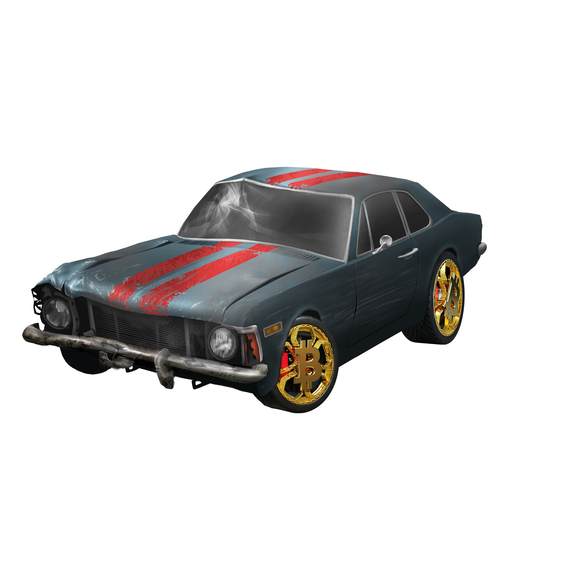 ArtStation - Crypto Junk Car