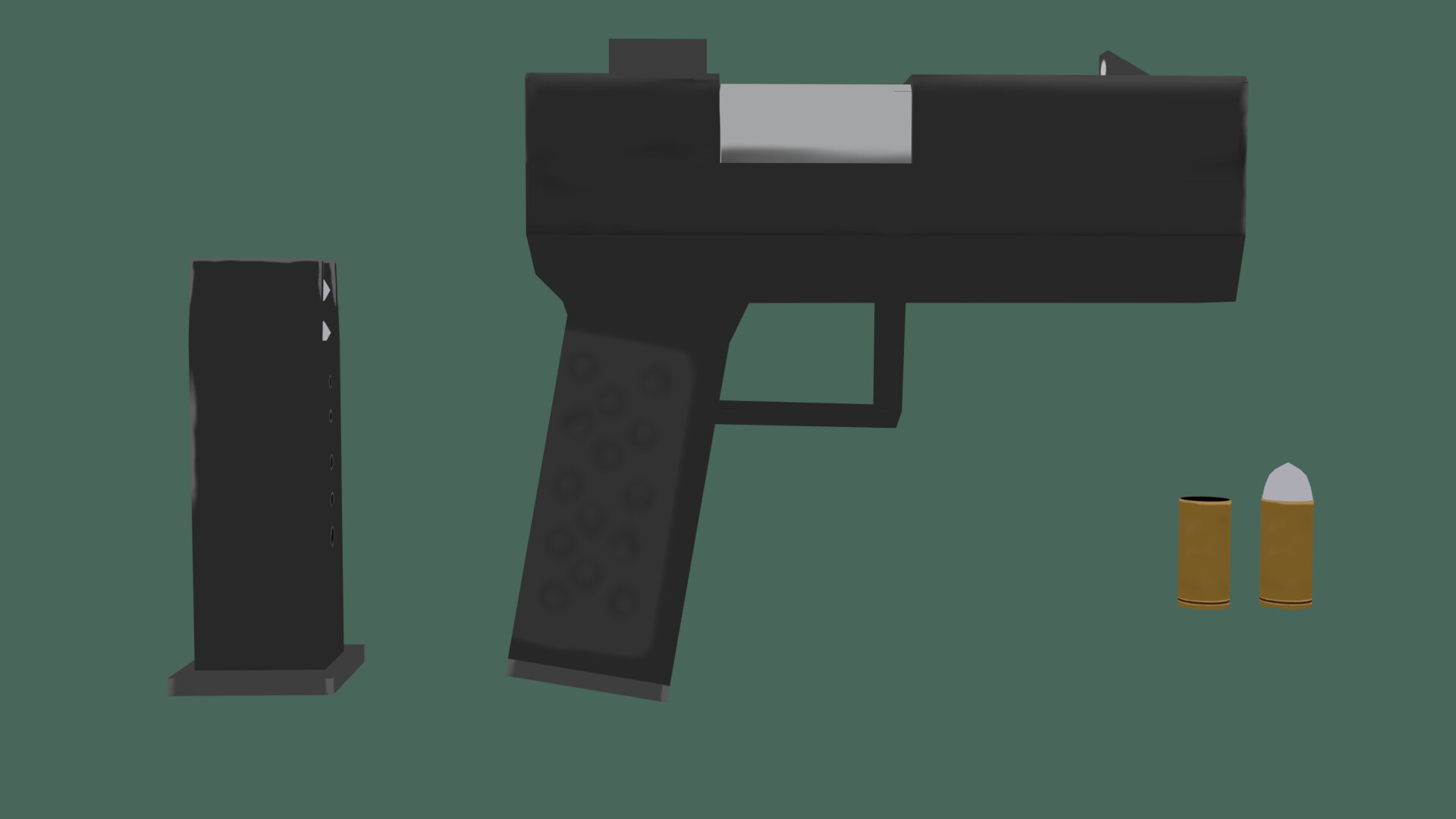 ArtStation - Stylized Glock