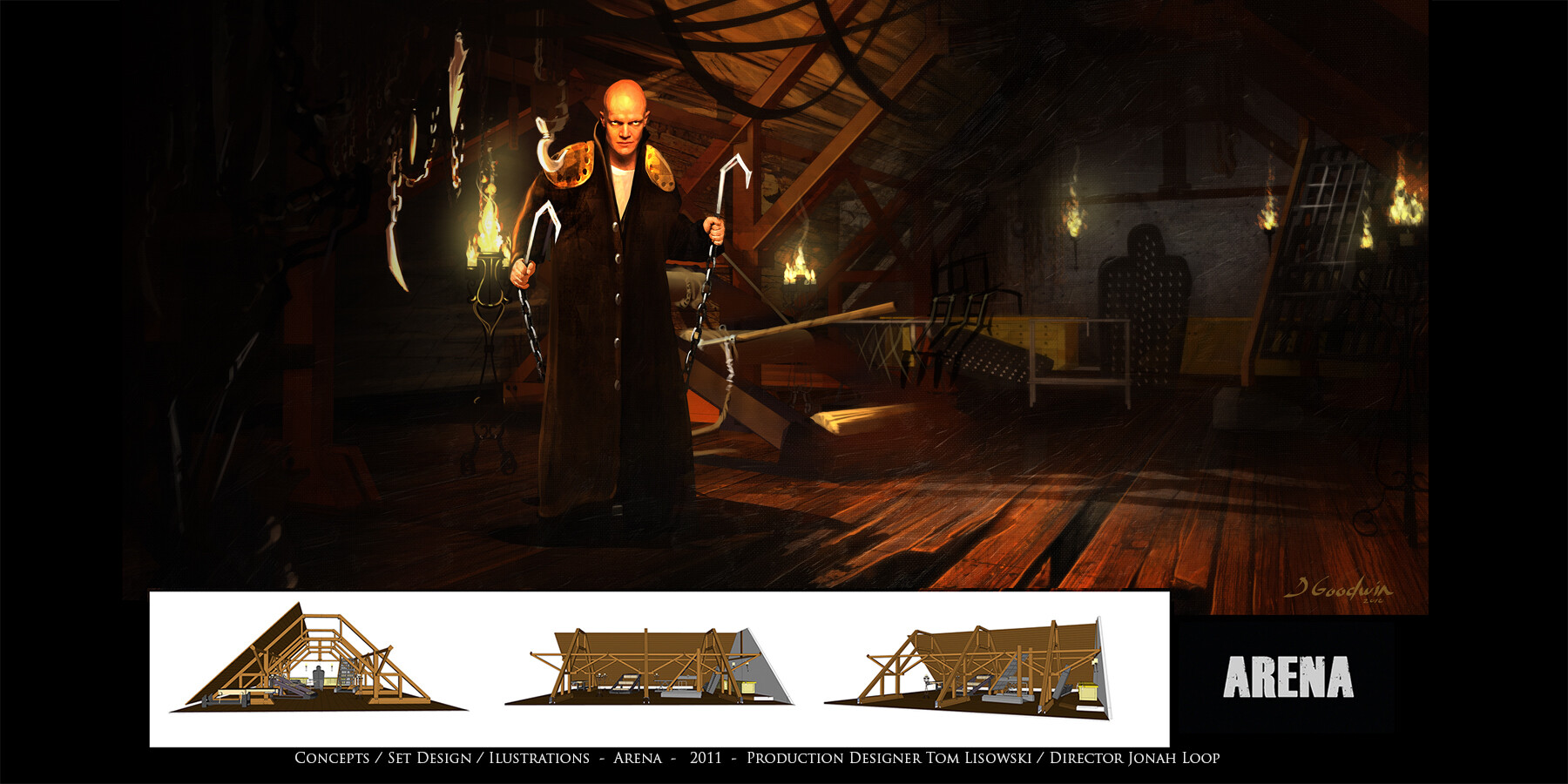 ArtStation - Arena - 2011 - Set Design / Concept Illustration for Film