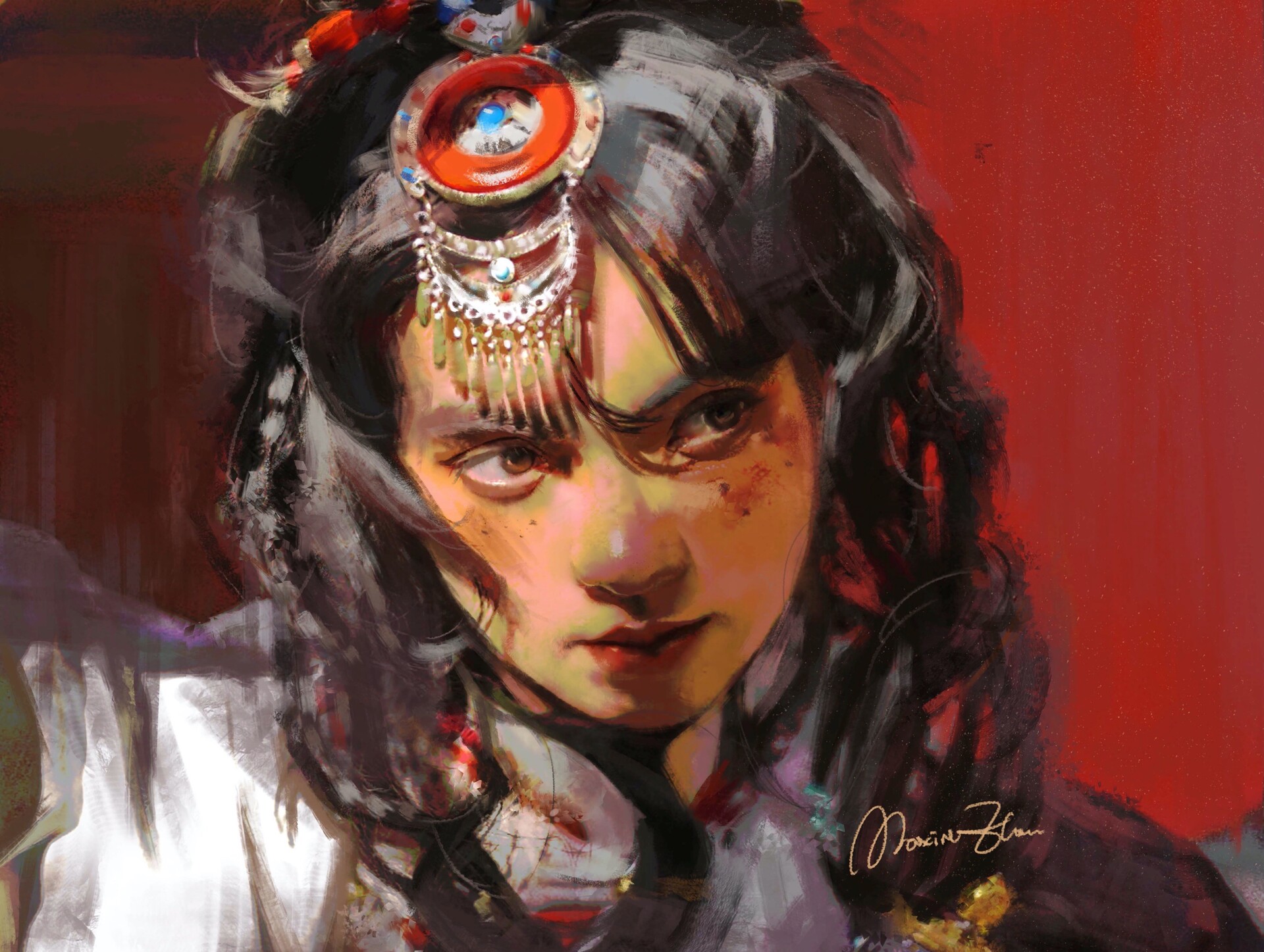 ArtStation - 藏族美女