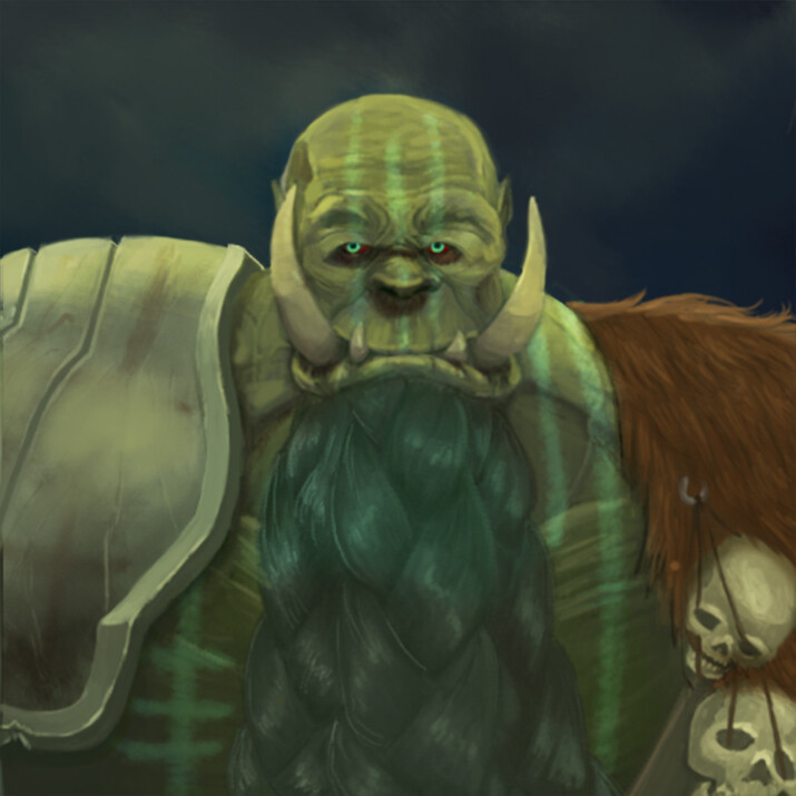 ArtStation - The chief orc