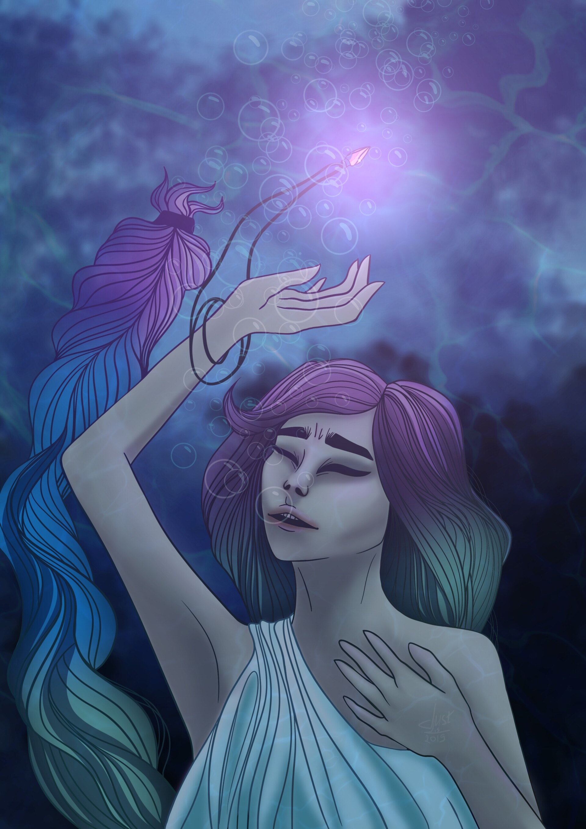 Vasilisa Kuzina - Drowning girl