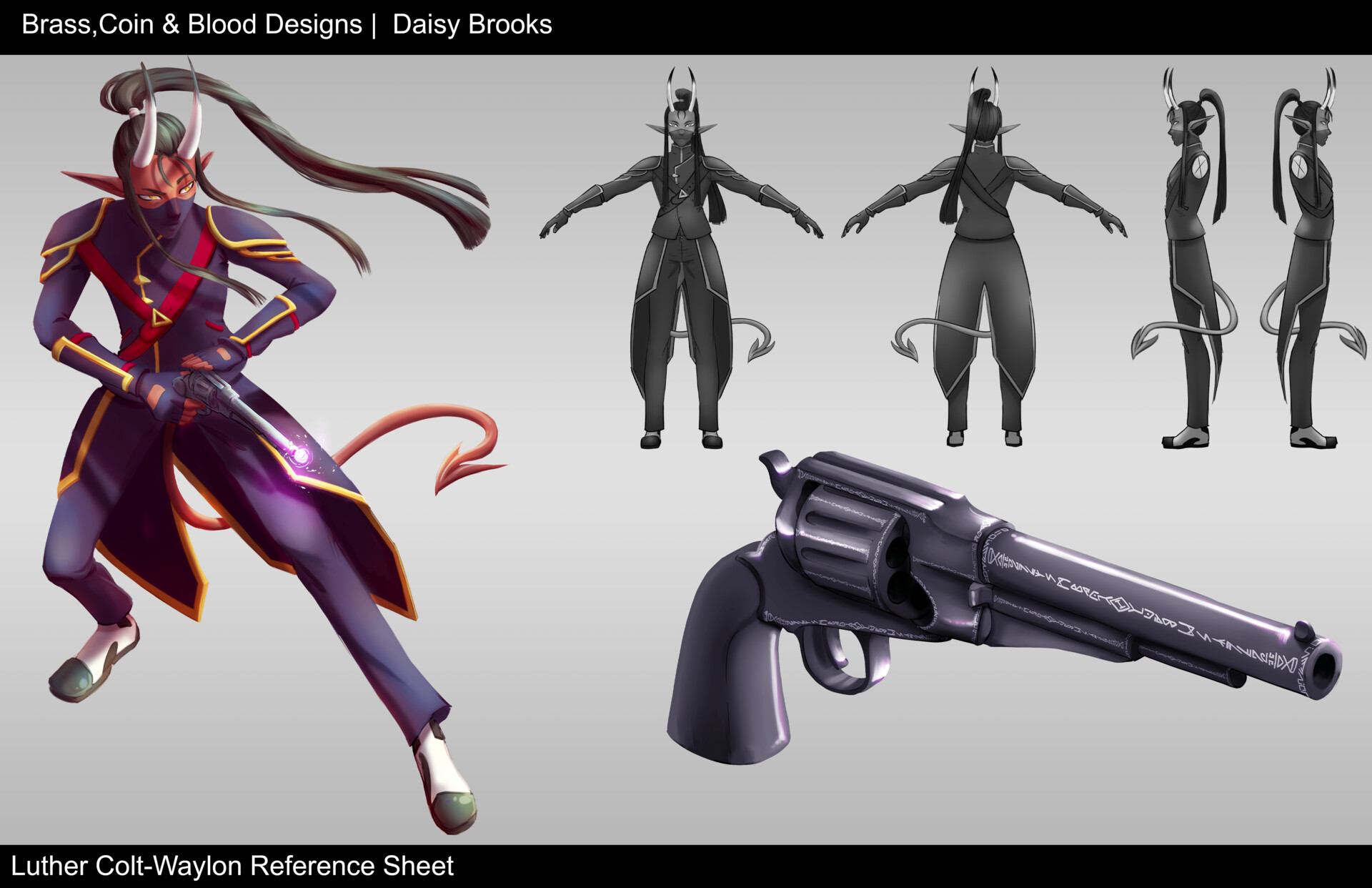 Daisy Brooks - Brass, Coin, & Blood Designs